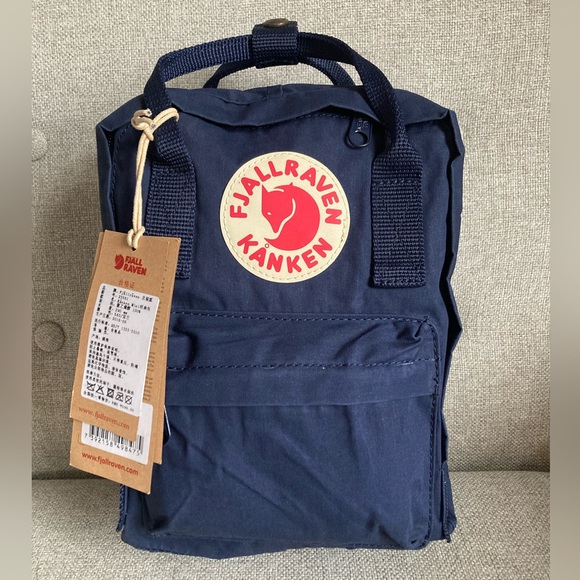 Fjallraven | Bags | Kanken Mini Backpack Nwt In Navy Blue | Poshmark